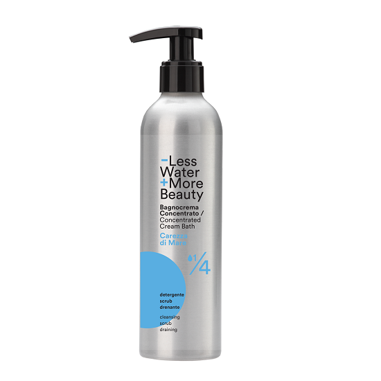 Bagnocrema Concentrato - Detergente Scrub Drenante - Linea -Less Water ...